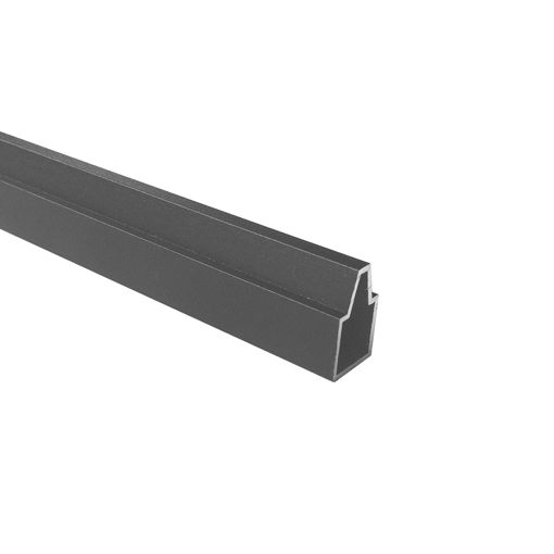 StabiFence B Rail. 1830 x 21 Black. For use with StabiFence posts and ...