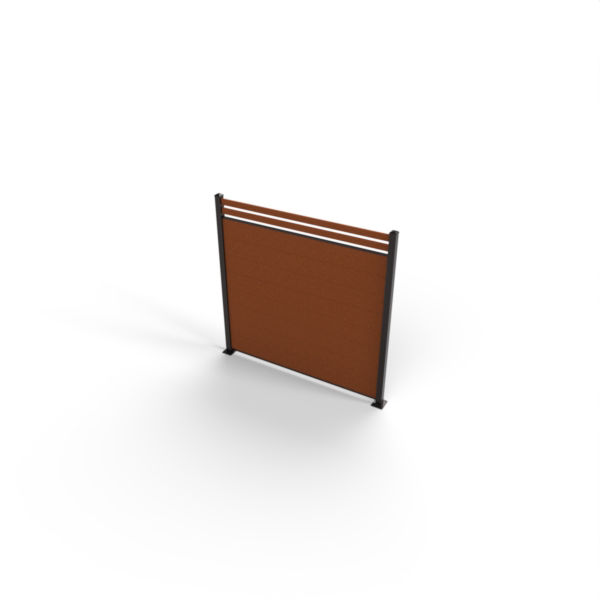 StabiFence Slat Top Panel 1800mm x 1800mm W Mahogany | Urban Group ...